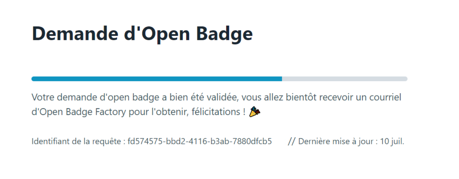 How do I track the progress of my badge application? – Support FUN